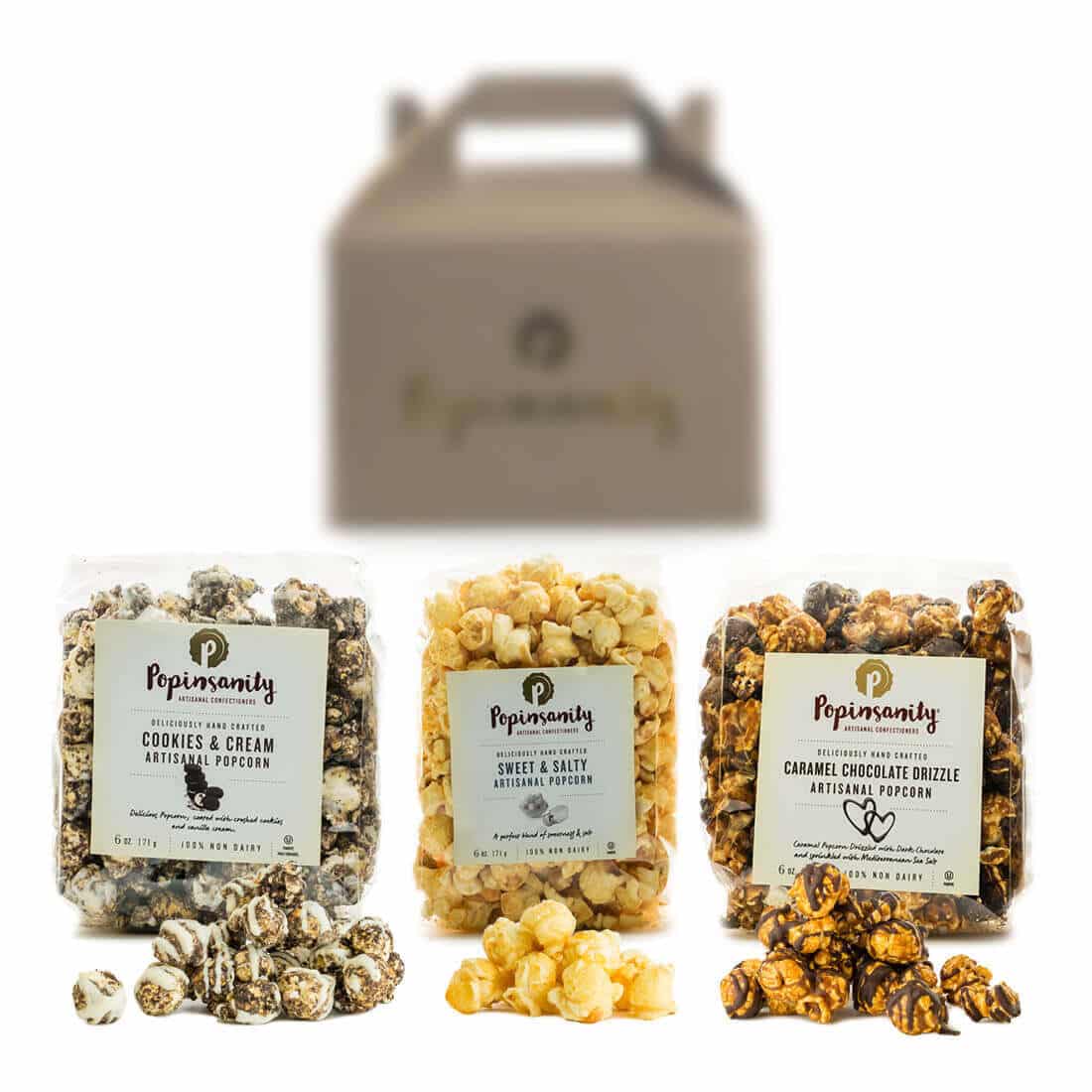 Shop Gourmet Popcorn Gifts • Luxury Popcorn Flavors • Popinsanity